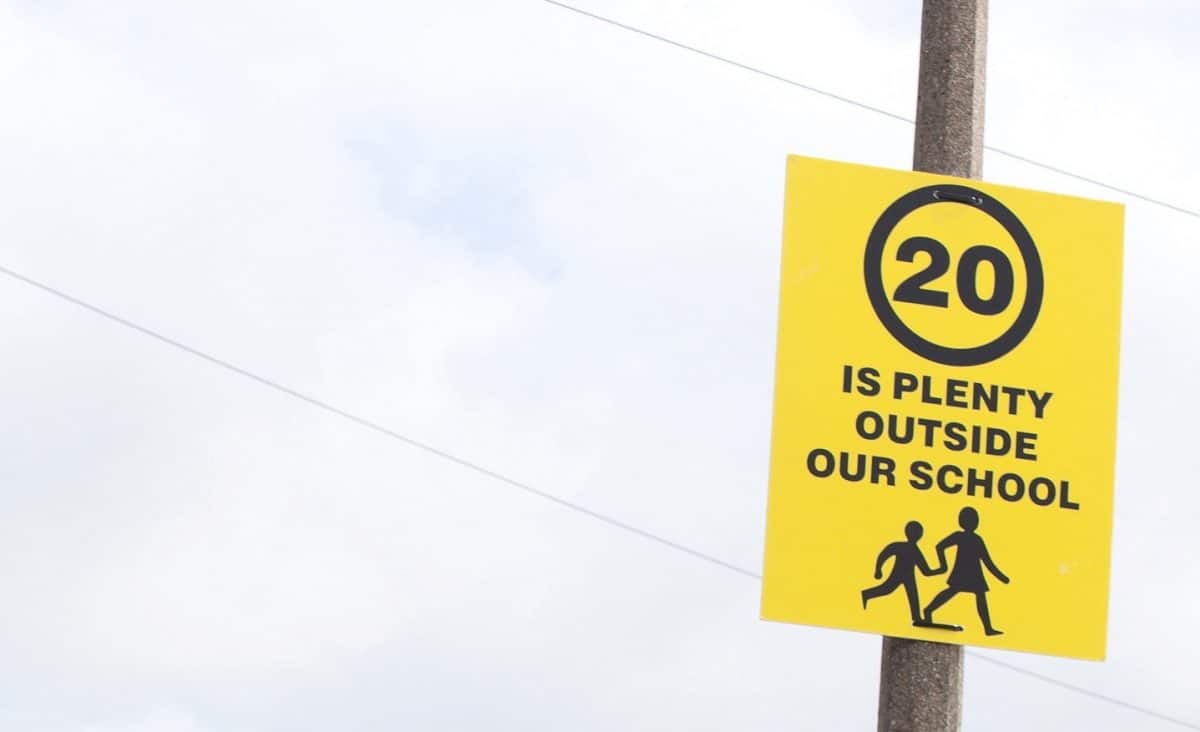 Drivers Told 20 Is Plenty As School Year Starts A Little Bit Of Stone