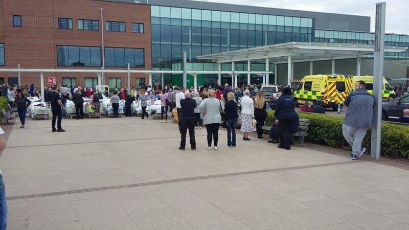 Royal Stoke Hospital fire caused by arson > A Little Bit of Stone