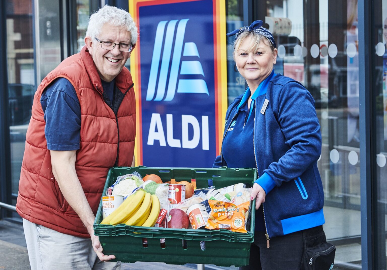 Local families welcome new Free From section at Stone Aldi > A Little ...