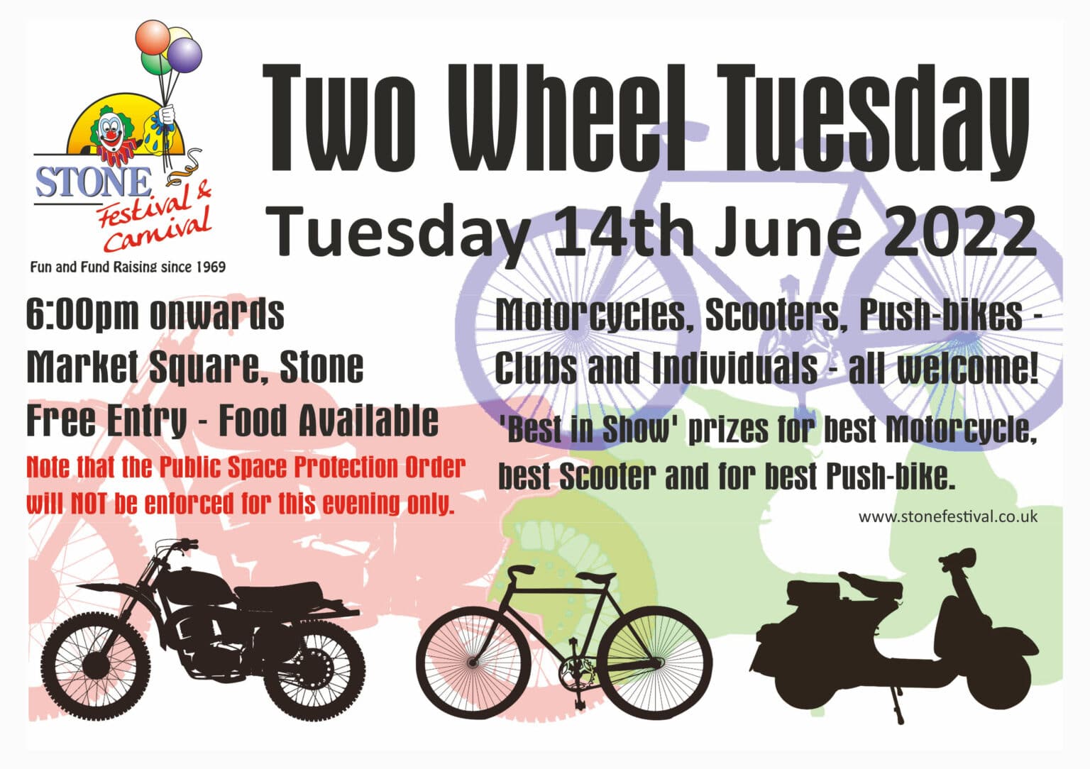 Two Wheel Tuesday returns to Stone High Street for Carnival Week > A ...