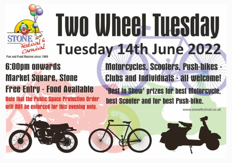 Two Wheel Tuesday returns to Stone High Street for Carnival Week > A ...